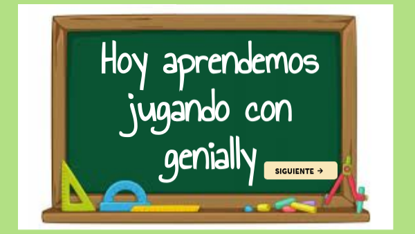 APRENDEMOS JUGANDO CON GENIALLY