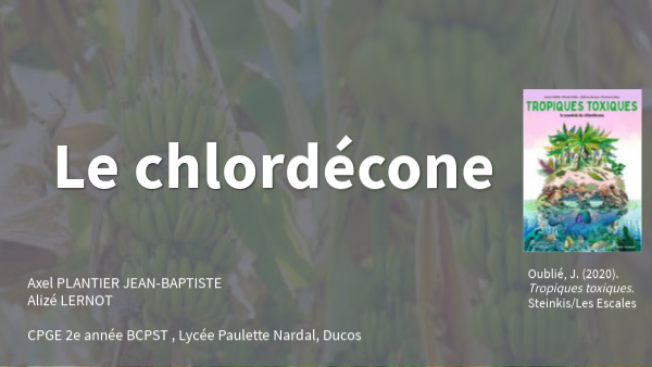 La chlordécone | Genially