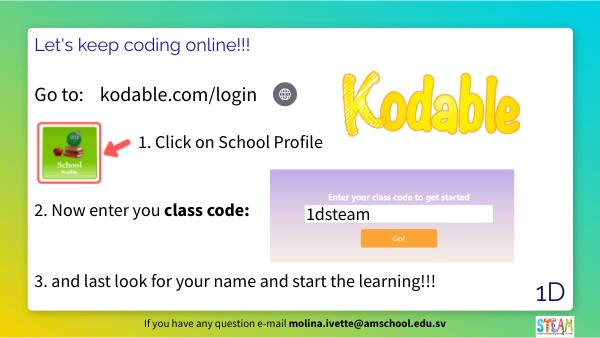 Kodable 1D | Genially