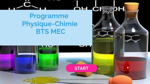 Programme sciences physiques BTS MEC | Genially