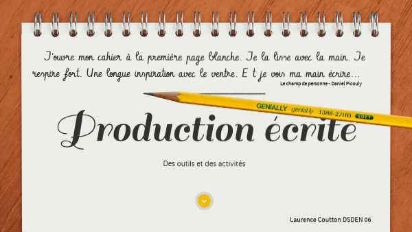 Production écrite : outils et activités | Genially