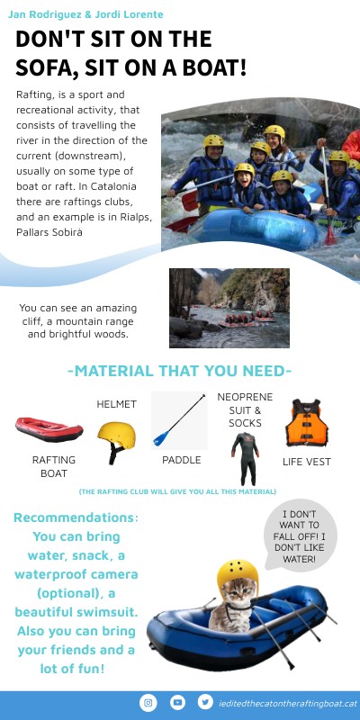 RAFTING ENGLISH | Genially