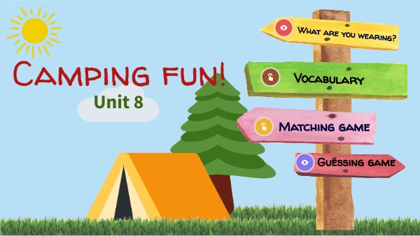 Unit 8.Camping fun! | Genially