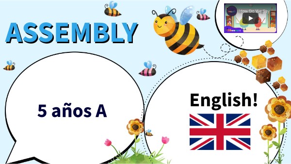 5aA- Asamblea Inglés Infantil | Genially