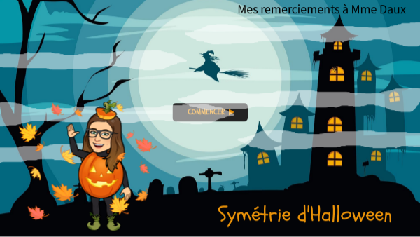 Symétrie d'Halloween 5ème | Genially