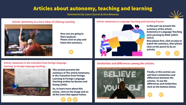 Summaries. Ana Almanza, Laura Suárez | Genially