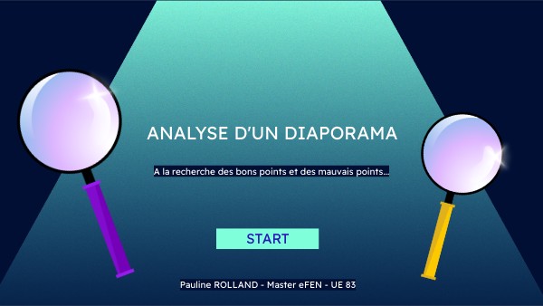 Analyse diapo | Genially