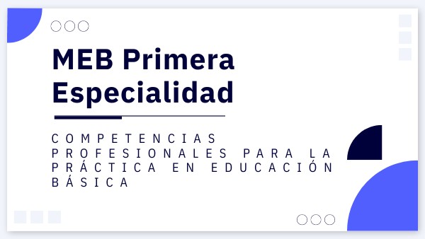 PRESENTACION MEB | Genially