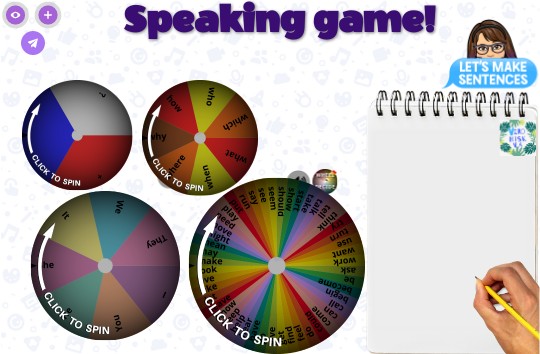 Simple present speaking game | Genially