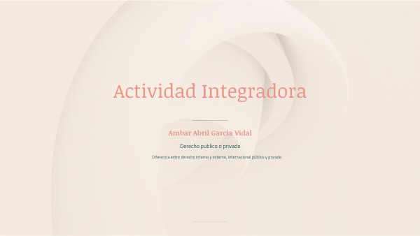 Actividad Integradora | Genially