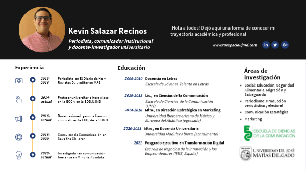 Hoja de vida Kevin Salazar | Genially