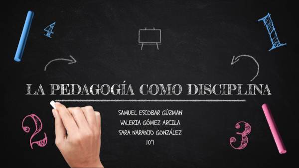 LA PEDAGOGÍA COMO DISCIPLINA | Genially