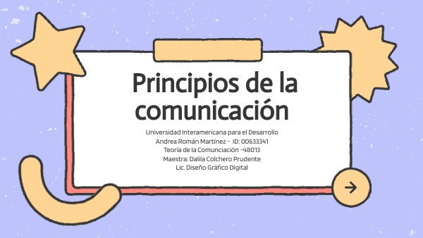 PRESENTACIÓN PRINCIPIOS DE COMUNCIACIÓN