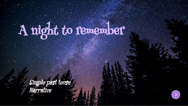 A night to remember | Genially