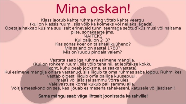 MINA OSKAN! | Genially