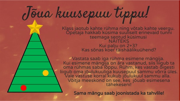 JÕUA KUUSEPUU TIPPU!