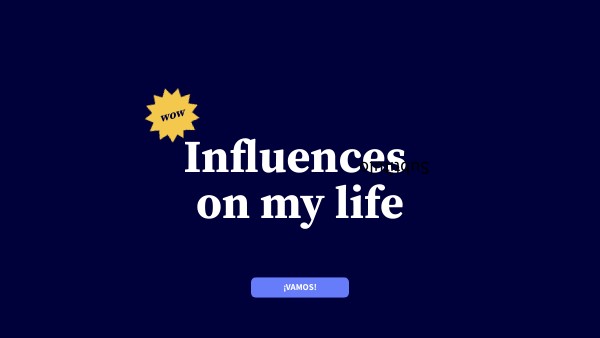 Influences in my life | Genially