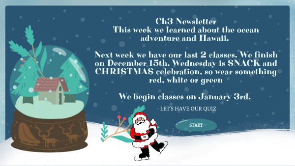 CH3 NEWSLETTER | Genially