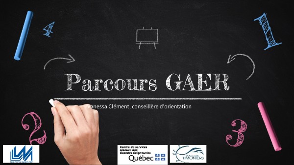 Parcours GAER pour élèves Timoniers
