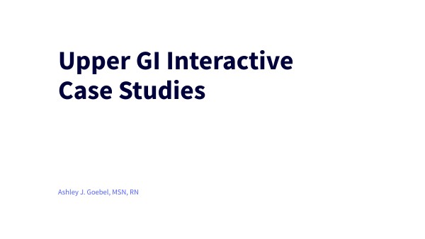 GI Case Studies | Genially