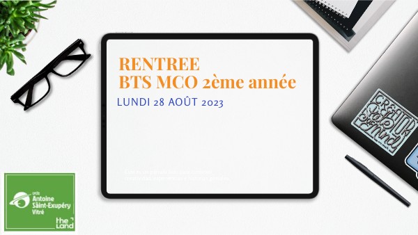 rentrée BTS2 2023-2024