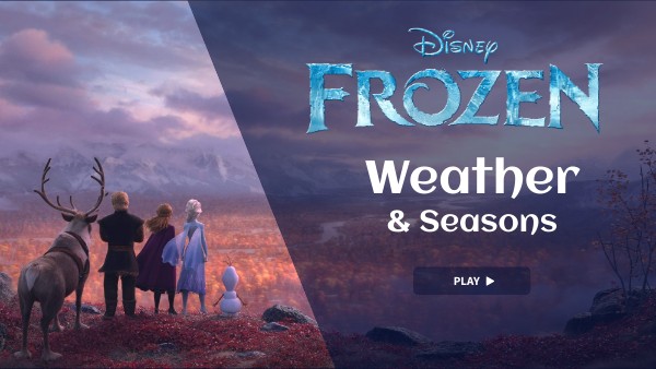 Frozen - Weather and Seasons | Genially