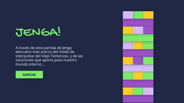 La Jenga de la Autoestima | Genially