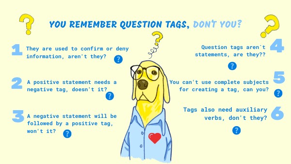 Question Tags | Genially