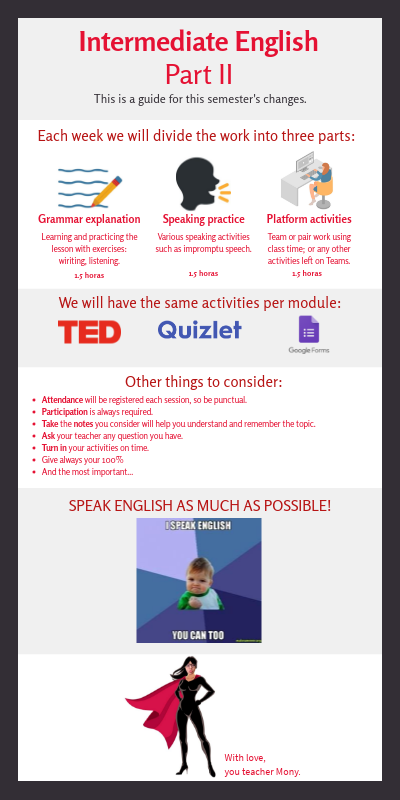 Intermediate English. Part II | Genially