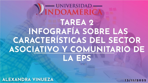 Infografía sobre las caracteres del sector asociativo y comunitario ...