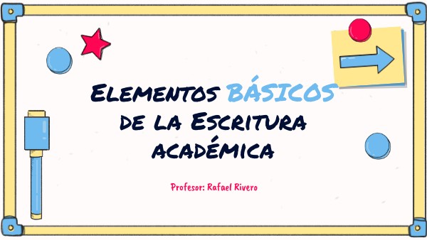 Unidad 1: Elementos Básicos de la Escritura Académica | Genially