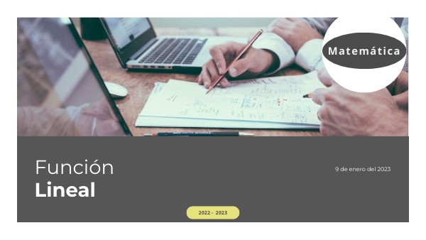 FUNCIÓN LINEAL | Genially