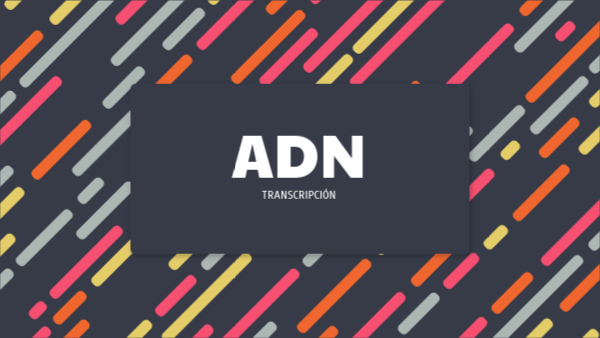 TRANSCRIPCIÓN DEL ADN | Genially