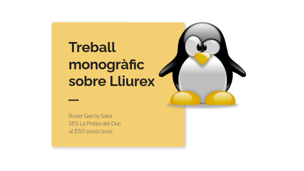 Treball Monografic Lliurex // Roser Garcia