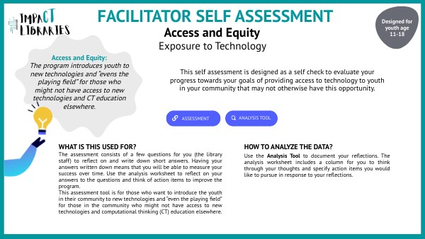 12_Facilitator Self-Assessment_Exposure to Technology