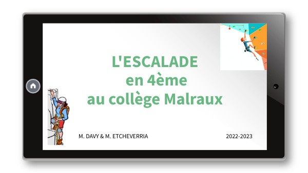 Cycle Escalade | Genially