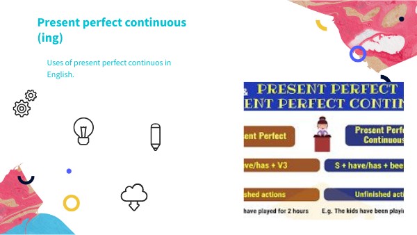 present perfect continuos | Genially