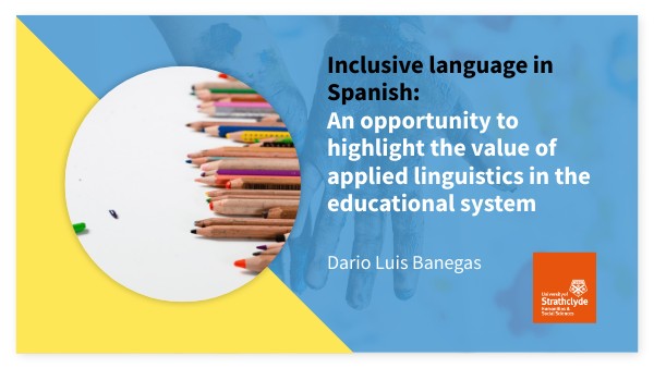 BAAL Inclusive language in Spanish