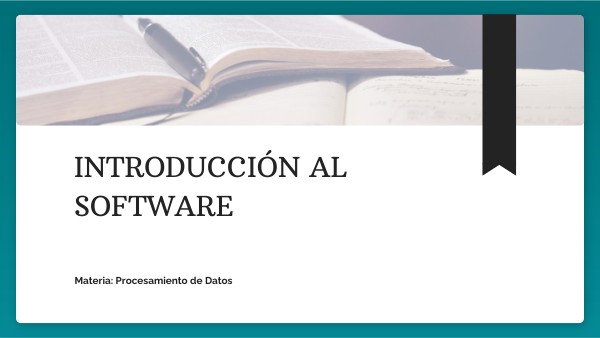 Introducción al Software | Genially
