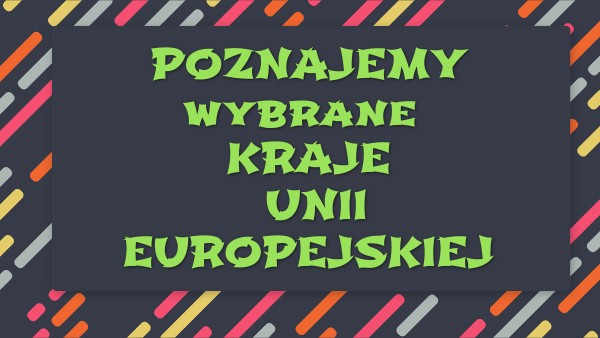 KRAJE UE | Genially