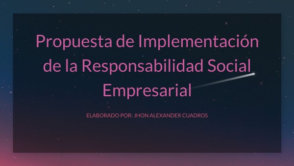 Propuesta de implementación | Genially