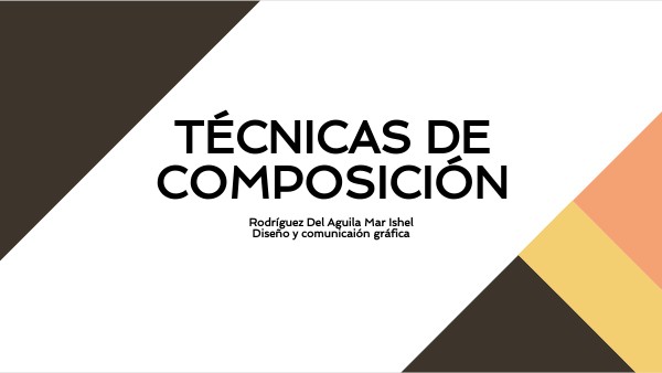 Técnicas de composición | Genially