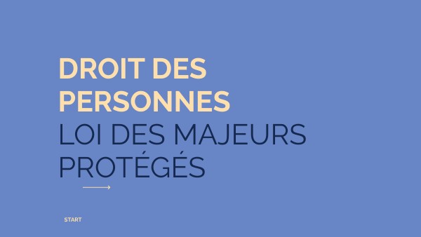 Loi des majeurs protégés