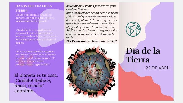 Dia de la tierra | Genially