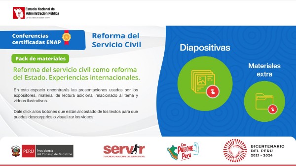 Reforma del servicio civil como reforma del Estado.