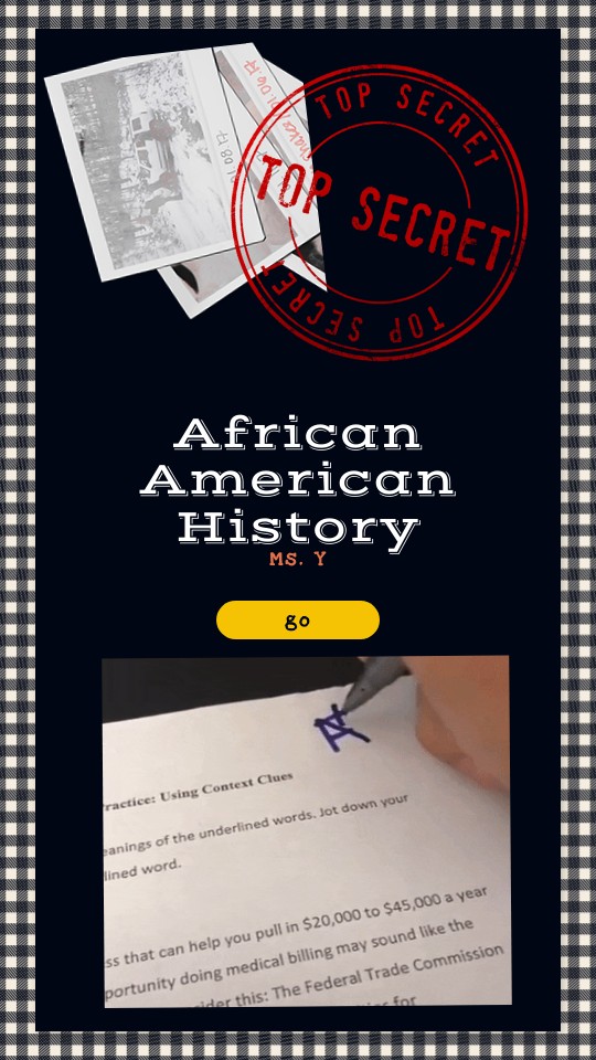 AA History Passing Menu