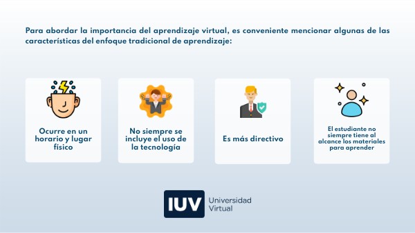 Características del enfoque tradicional de aprendizaje: