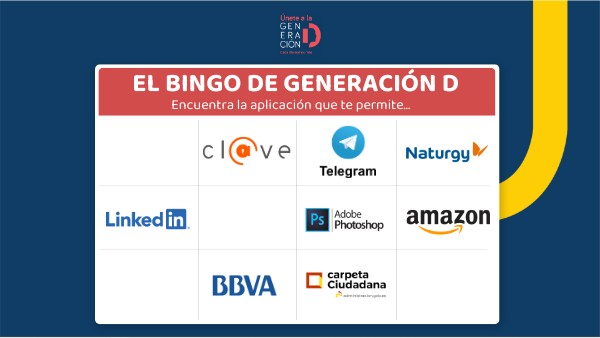 El Bingo de generación d - cartón 2 | Genially