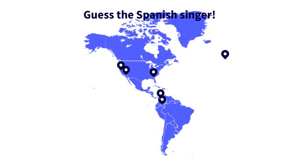 Guess the Spanish singer! | Genially