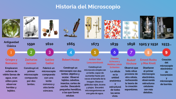 Historia del Microscopio | Genially